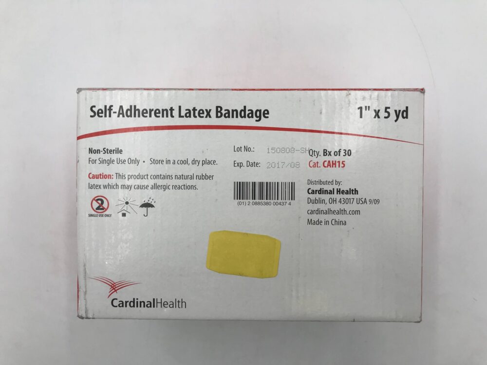 Cardinal Health CAH15 Self-Adherent Bandage Non-Sterile 1" x 5yd (30 ...