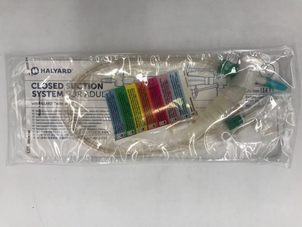 HALYARD 22108 Closed Suction System for Adults Endotracheal, Double ...