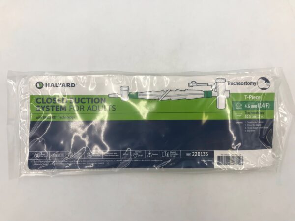 HALYARD 220135 Closed Suction System for Adults Tracheostomy T-Piece ...