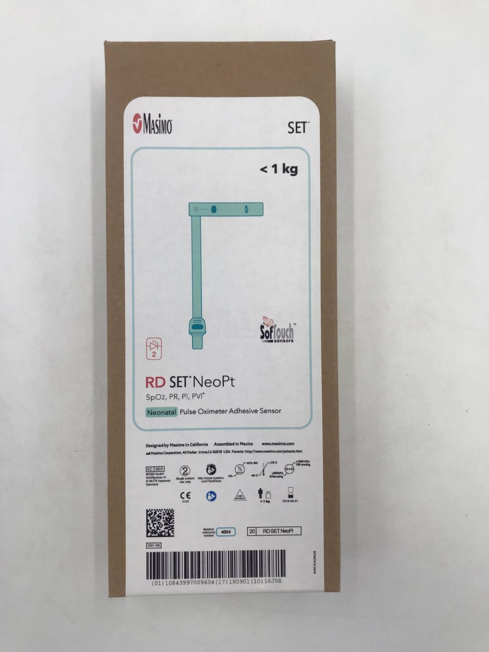 MASIMO 4004 RD Set NeoPt SpO2, PR, PI, PVi, Neonatal Pulse Oximeter ...