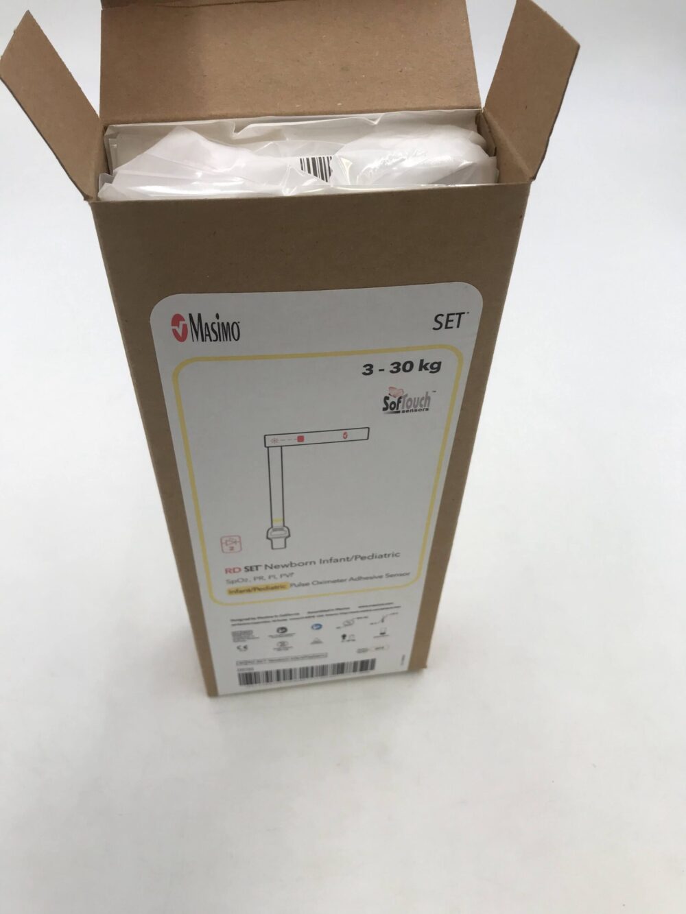 MASIMO 4012 SofTouch RD Set Newborn Infant/Pediatric, SpO2, PR, Pi, Pvi ...