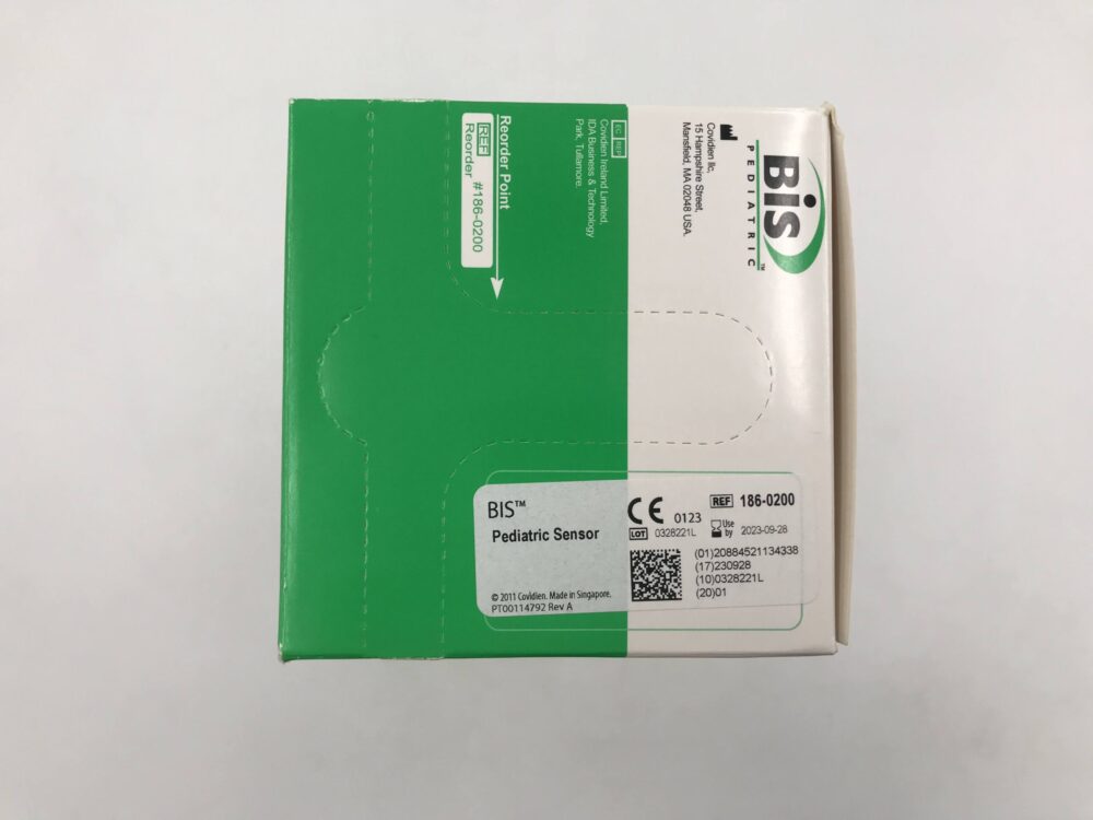 COVIDIEN 186-0200 BIS Pediatric XP Platform Sensor (25/Box)(X) - GB ...