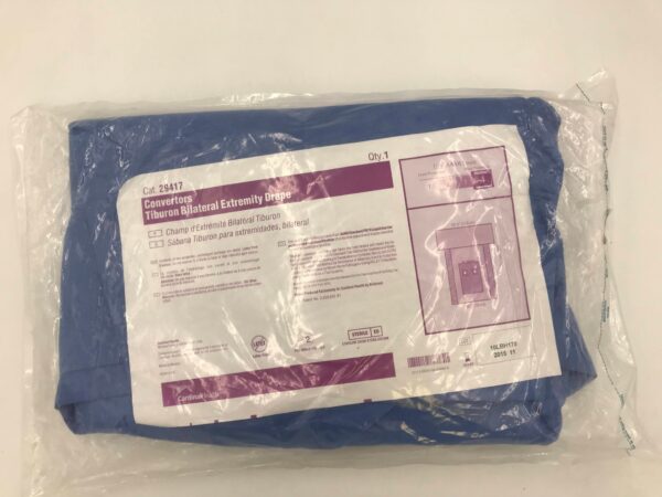 CARDINAL HEALTH 29417 Convertors Tiburon Bilateral Extremity Drape AAMI ...