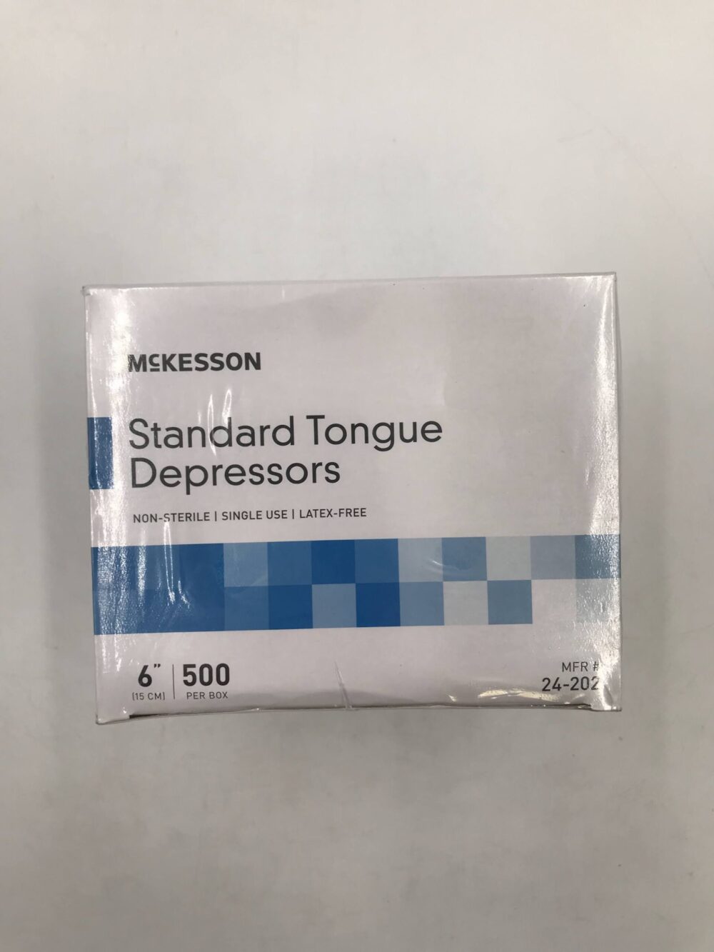McKesson 24-202 Standard Tongue Depressors 6" (500/Box) - GB TECH USA