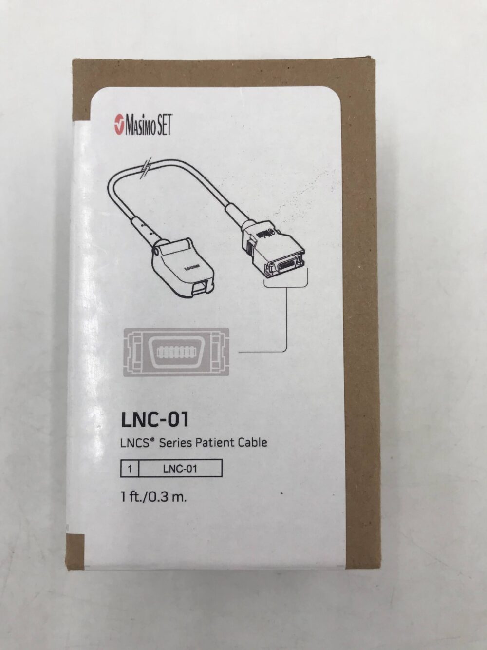 MASIMO 2364 LNC-01 LNCS Series Patient Cable 1ft/0.3m - GB TECH USA