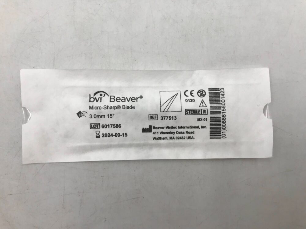 BVI 377513 Beaver Micro-Sharp Blade 3mm x 15Deg - GB TECH USA