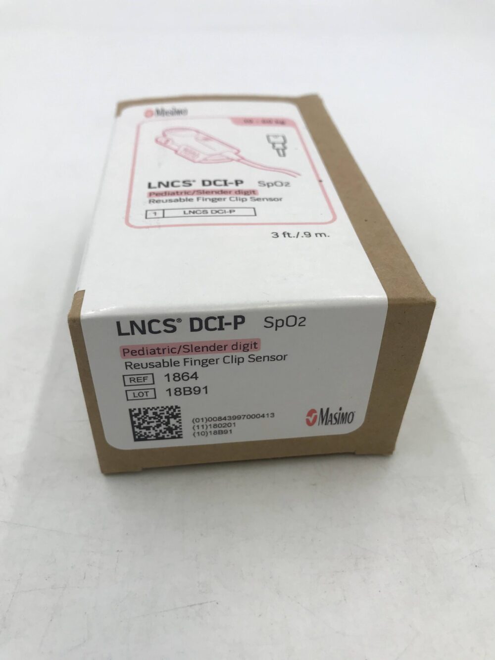 MASIMO 1864 LNCS DCI-P Pediatric/Slender Digit Reusable Finger Clip ...