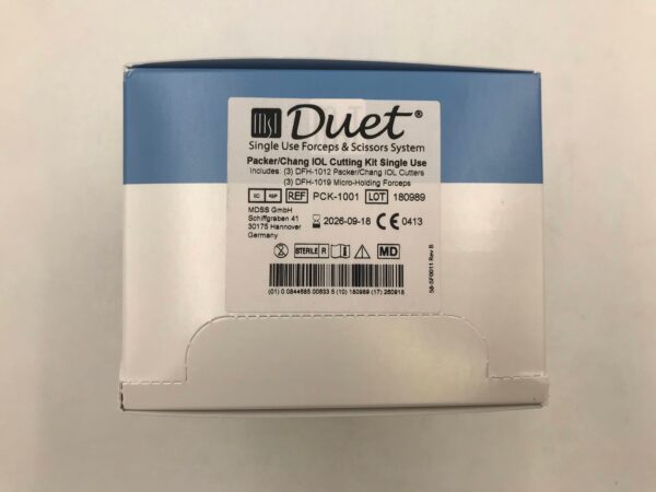 MST PCK-1001 Duet Forceps & Scissors System Packer/Chang IOL Cutting ...