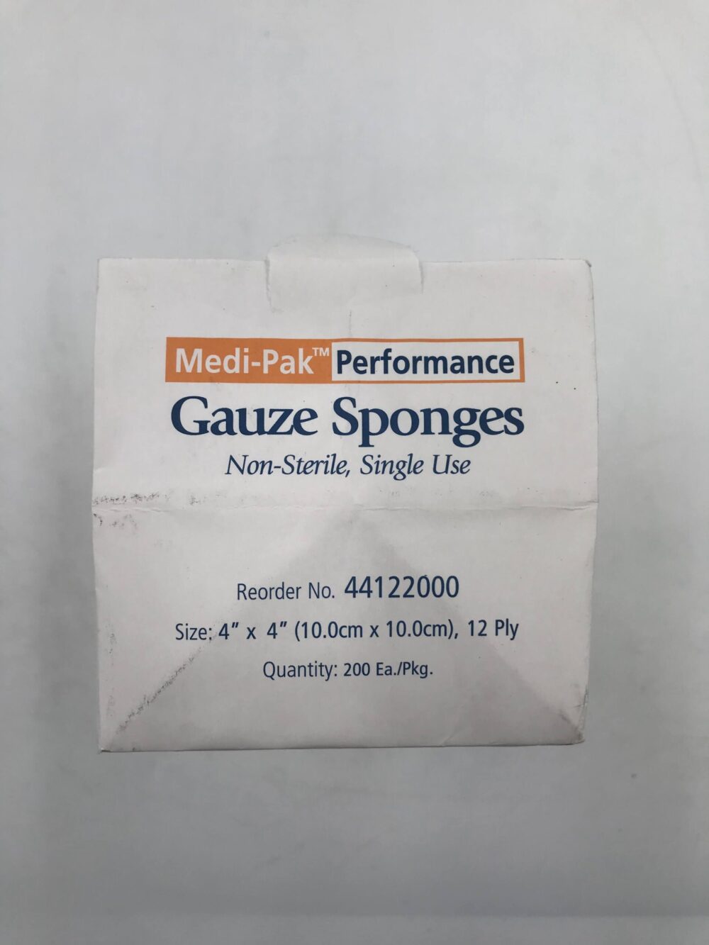 McKesson 44122000 Medi-Pak Performance Gauze Sponges Non sterile Single ...