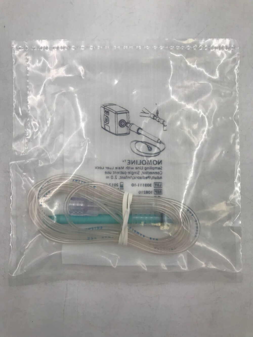 Masimo 108210 Nomoline Sampling Line with Male Luer Lock Connector (X ...