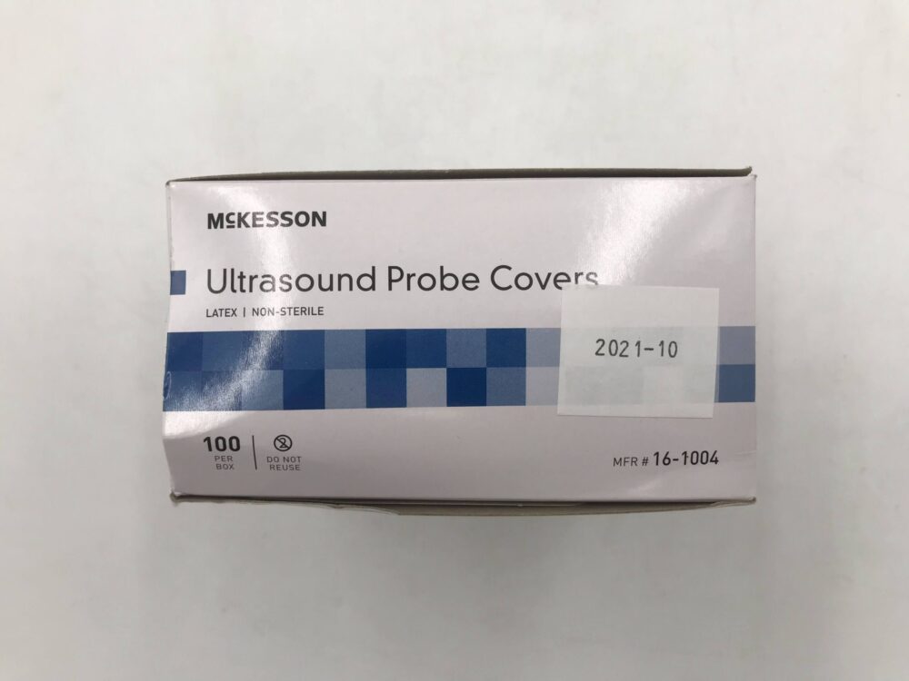 McKesson 16-1004 Ultrasound Probe Covers (100/Box) (X) - GB TECH USA