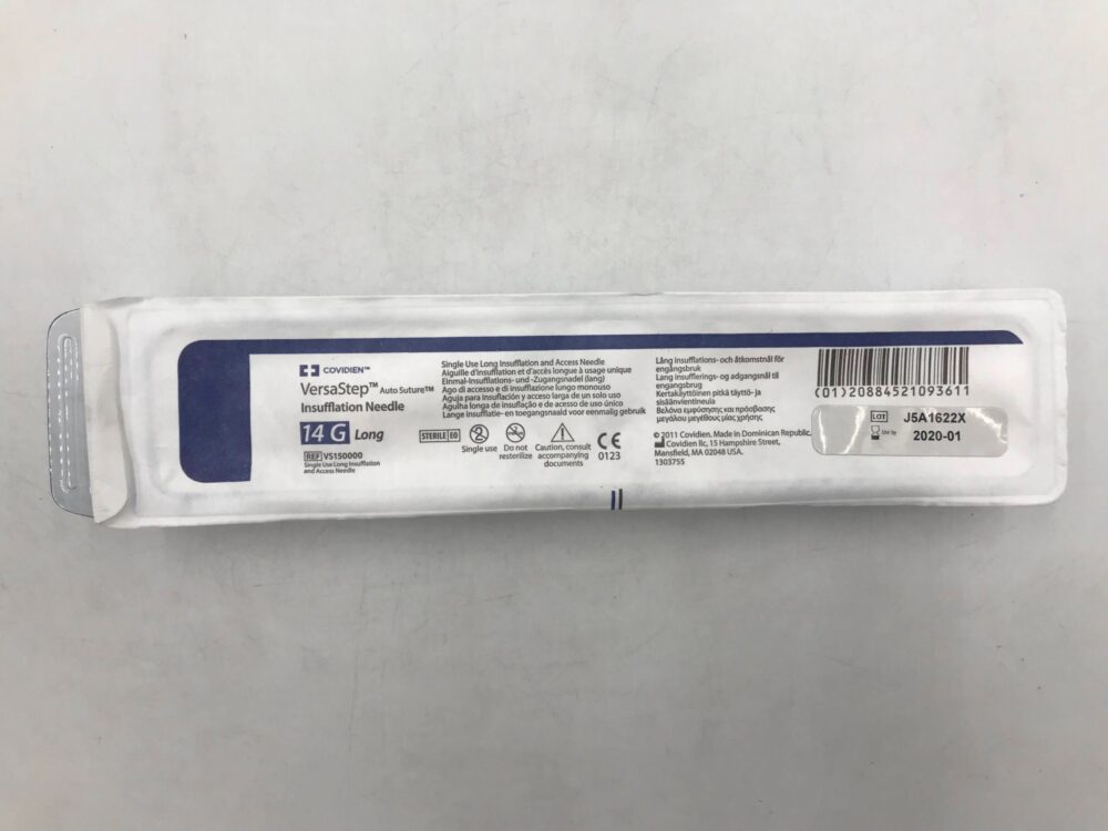 COVIDIEN VS150000 VersaStep Auto Suture Insufflation Needle Long 14G(X ...