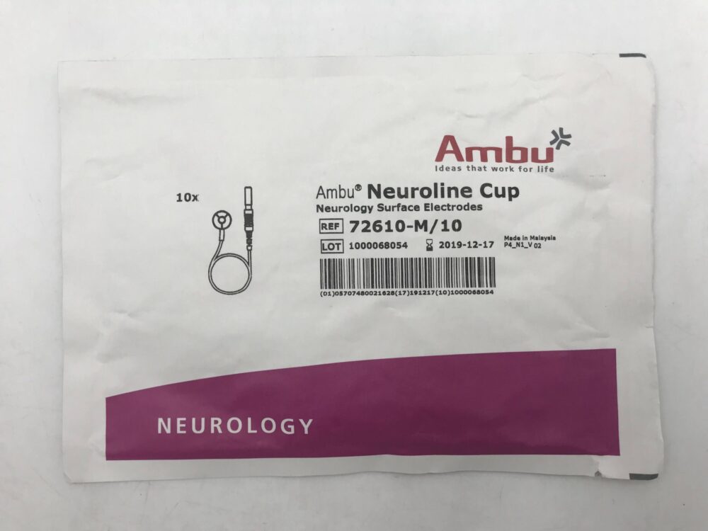 Ambu 72610-M/10 Neuroline Cup Neurology Surface Electrodes(10/Pack) (X) – GB TECH USA