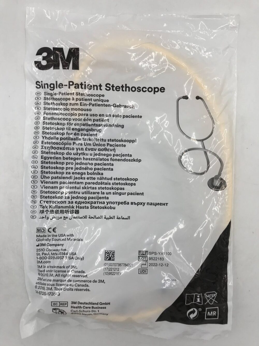 3M SPS-YA1100 Single-Patient Stethoscope - GB TECH USA