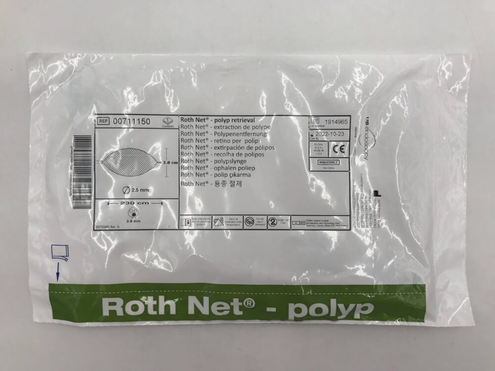 US Endoscopy 00711150 Roth Net Polyp Retrieval 3.0cm, 2.5mm, 230cm ,2 ...