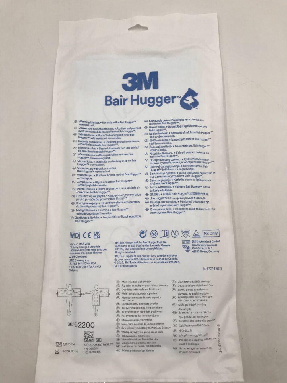 3M 62200 Bair Hugger Multi-Position Upper Body - GB TECH USA