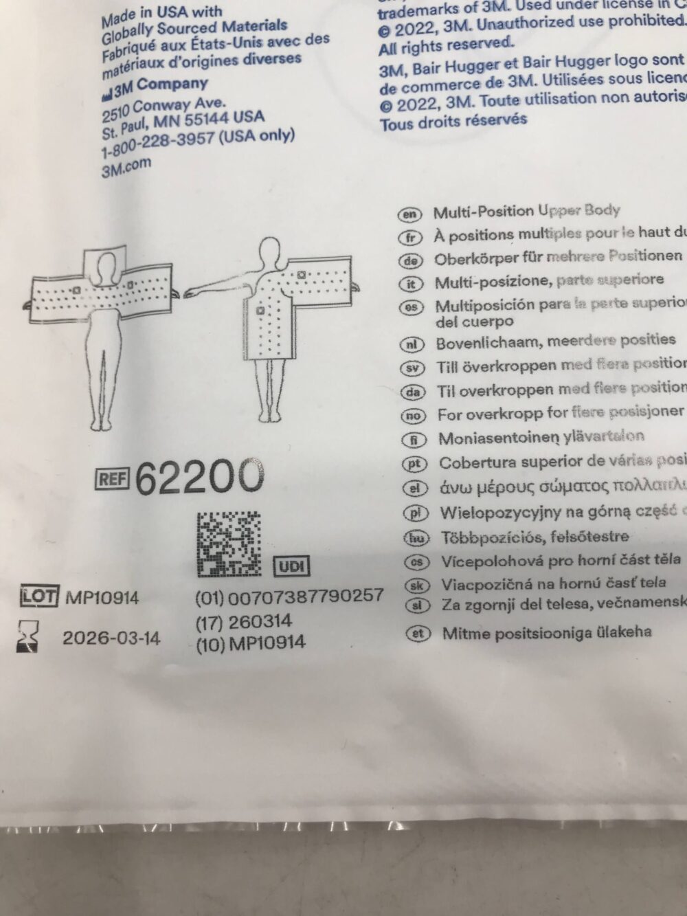 3M 62200 Bair Hugger Multi-Position Upper Body - GB TECH USA