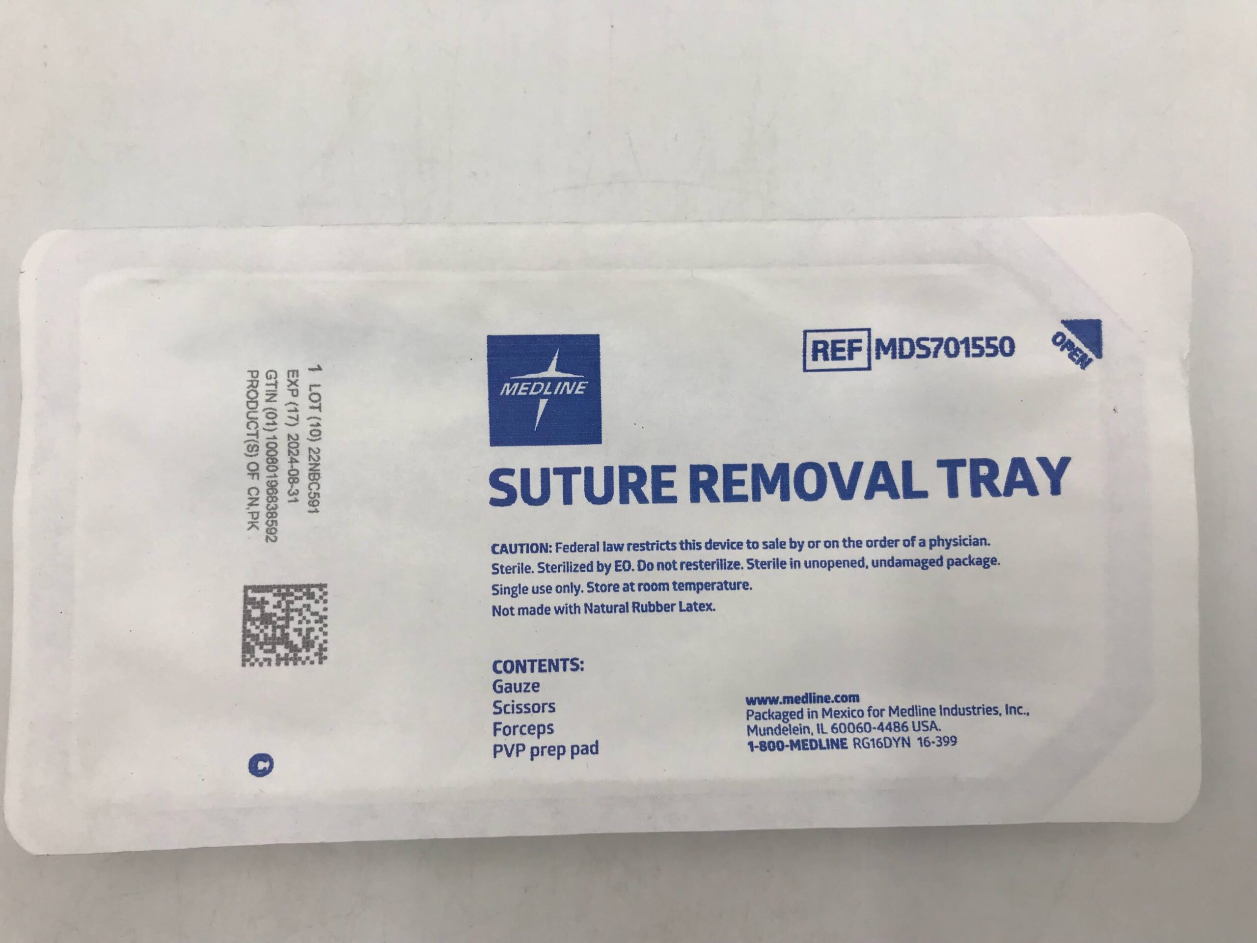 MEDLINE MDS701550 Suture Removal Tray - GB TECH USA