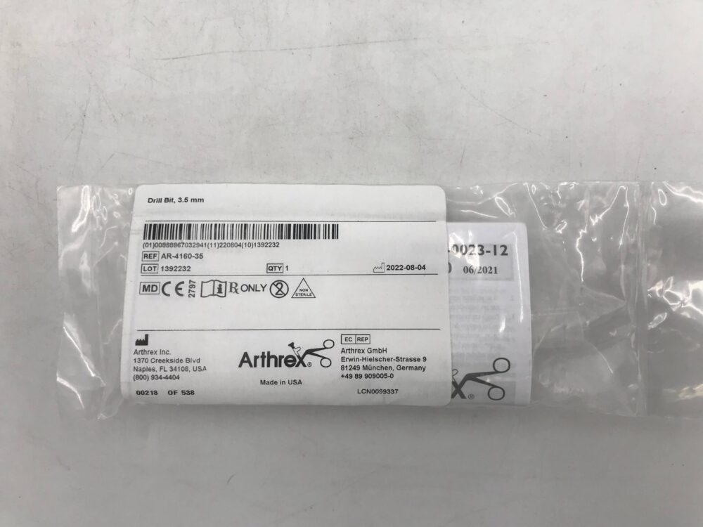 Arthrex AR-4160-35 Drill Bit 3.5mm - GB TECH USA