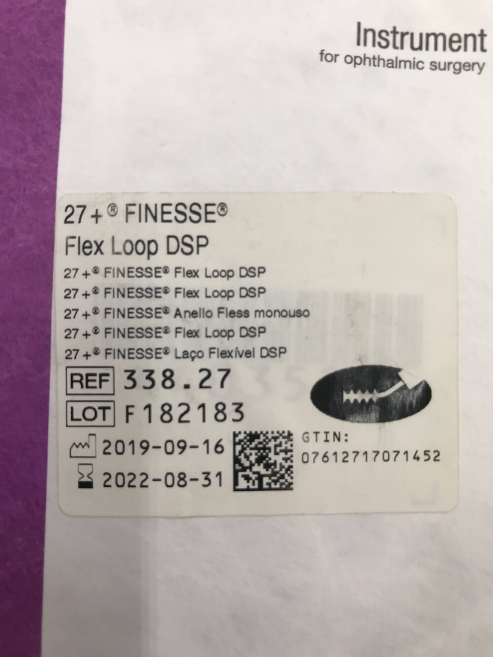 Alcon 338.27 Flex Loop DSP 27+ Finesse (X) - GB TECH USA
