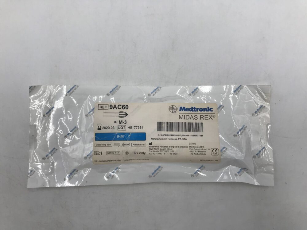 Medtronic 9AC60 Midas Rex ≈M-3 9-M Dissecting Tool Legend Attachment (X ...