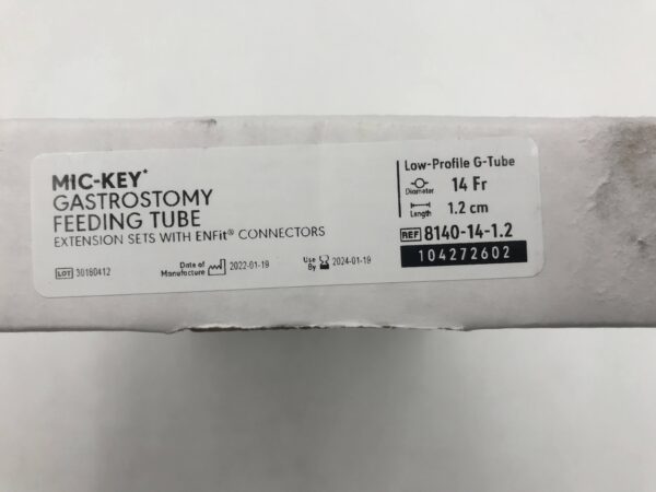 Avanos 8140-14-1.2 Mic-Key* Gastrostomy Feeding Tube Extension Sets ...