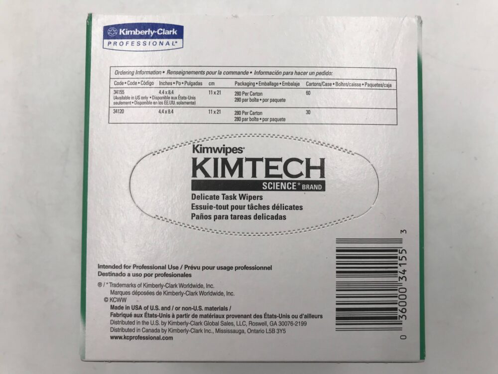 Kimberly Clark 34155 / 34120 KimTech Science Brand Delicate Task Wipers ...