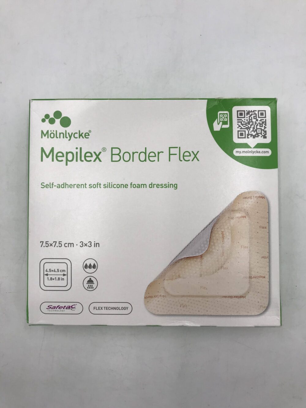 MOLNLYCKE 595200 Mepilex Border Flex Self-Adherent Soft Silicone Foam ...