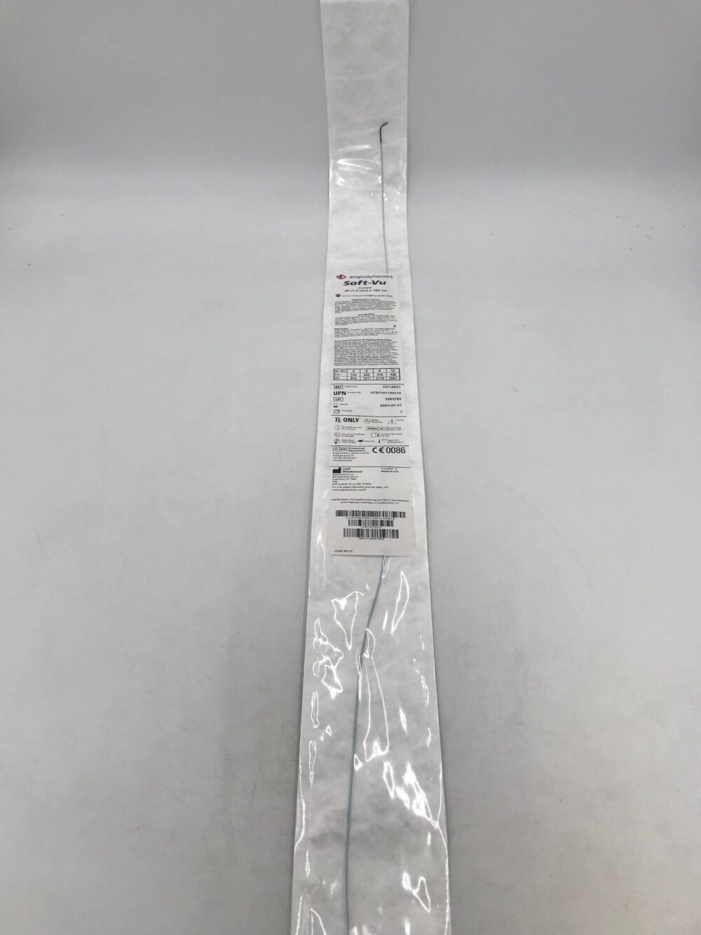 AngioDynamics 10714021 Soft-Vu Angiographic Catheter KUMPE 4F 100cm (X ...