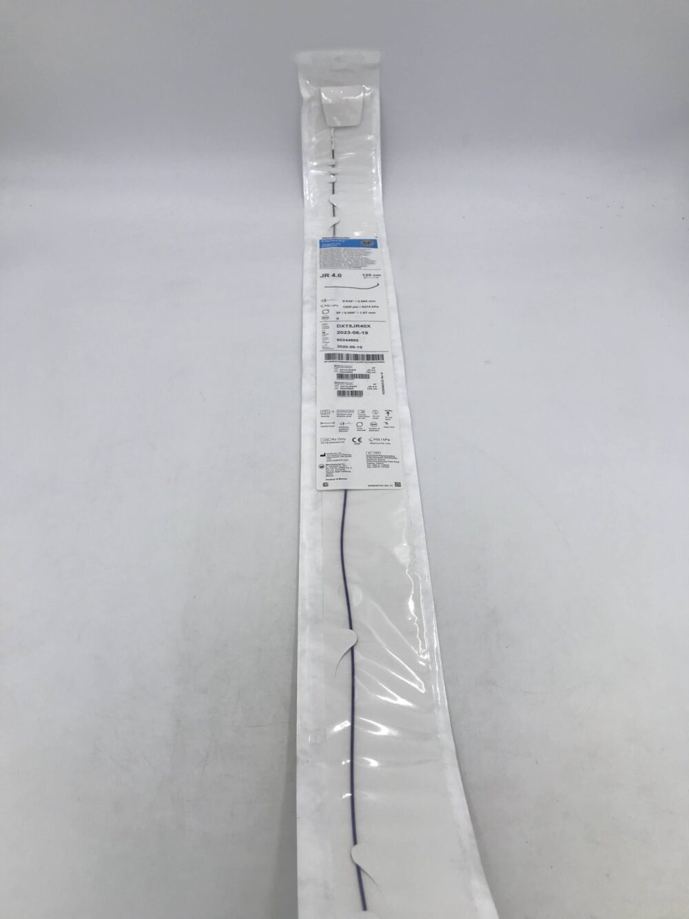Medtronic DXT5JR40X DxTerity Diagnostic Catheter JR 4.0 5F 125cm (X ...