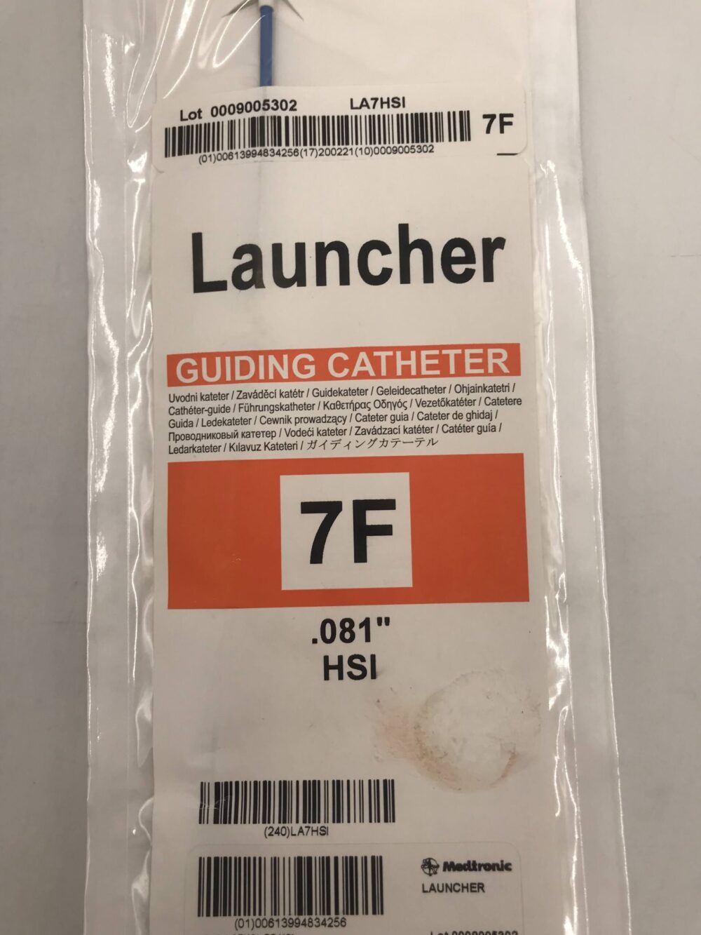 Medtronic LA7HSI Launcher Guiding Catheter .081" HSI 7F 100cm (X) - GB ...