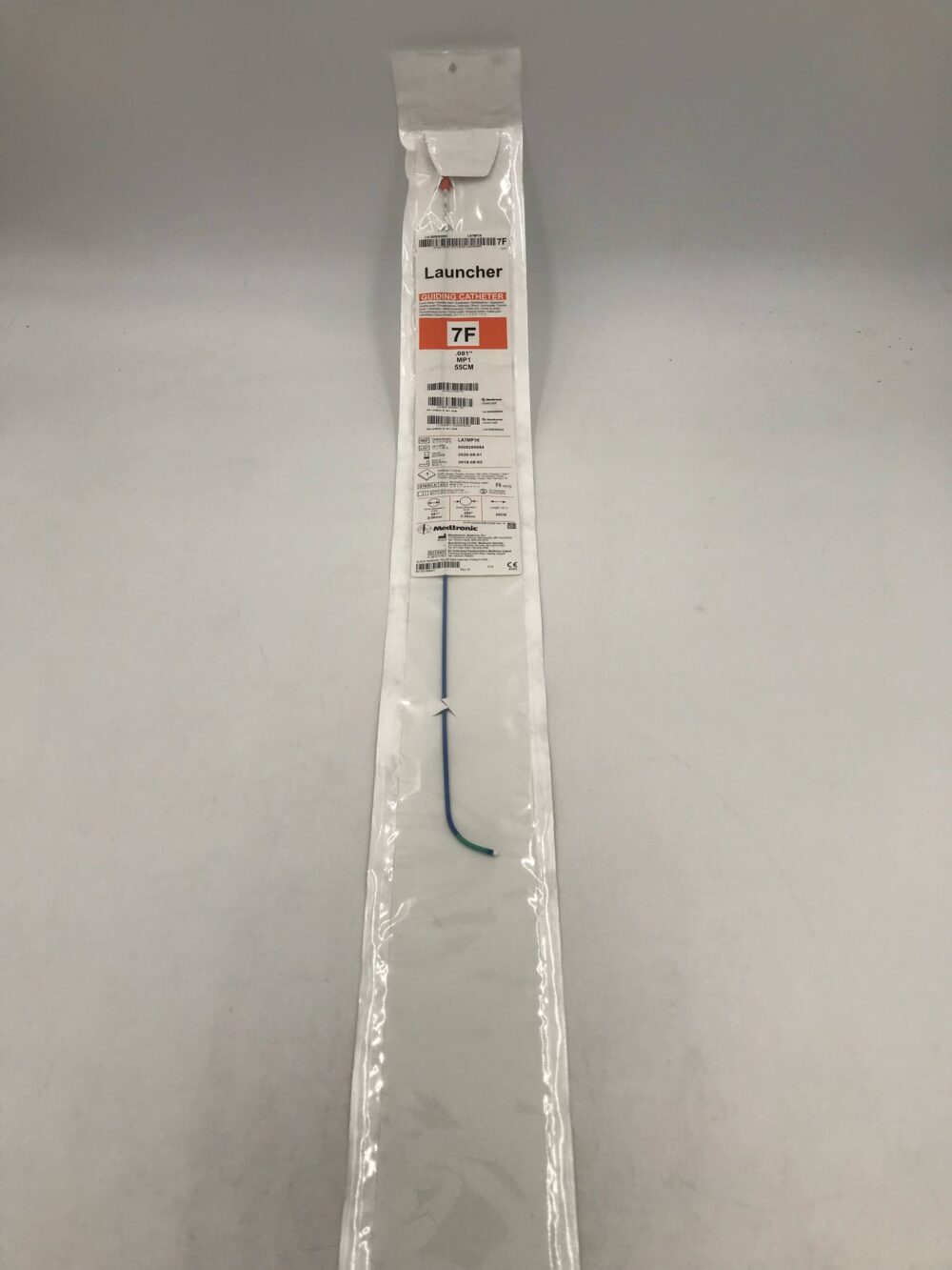 Medtronic LA7MP1K Launcher Guiding Catheter .081" MP1 55CM 7F 55cm (X ...