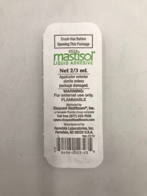FERNADALE LABORATORIES 0523 Mastisol Liquid Adhesive Vial 2/3mL – GB ...