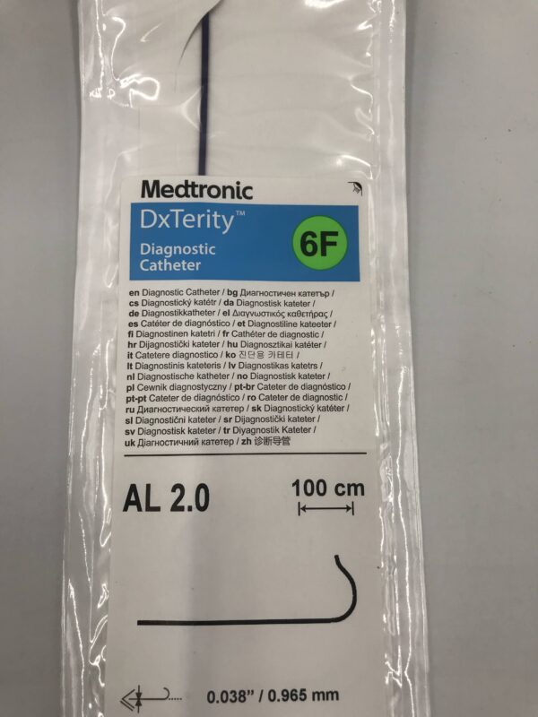 Medtronic DXT6AL20 DxTerity Diagnostic Catheter AL 2.0 6F 100cm (X ...