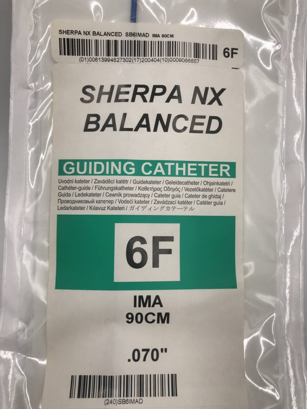 Medtronic SB6IMAD Sherpa NX Balanced Guiding Catheter IMA 6F 90cm (X ...