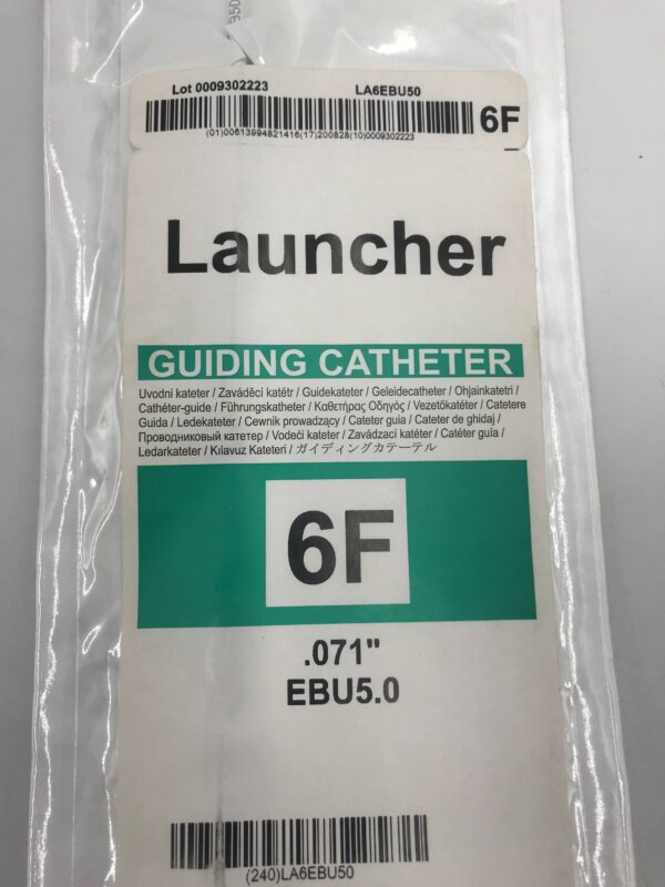 Medtronic LA6EBU50 Launcher Guiding Catheter EBU5.0 6F 100cm (X) – GB ...