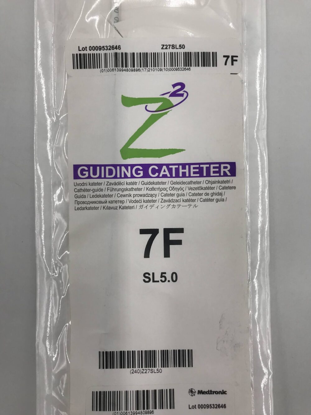 Medtronic Z27SL50 Z2 Guiding Catheter SL 5.0 7F 100cm (X) - GB TECH USA