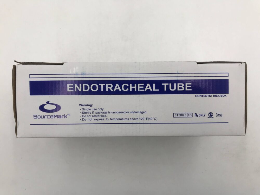 SourceMark M0420U Endotracheal Tube-Uncuffed Murphy I.D. =2.0mm, O.D. =2.9mm (10/Box) - GB TECH USA