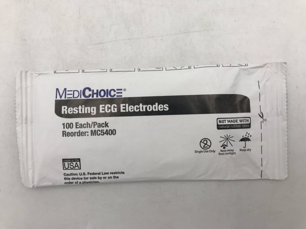MediChoice MC5400 Resting ECG Electrodes (100/Pack) (X) - GB TECH USA