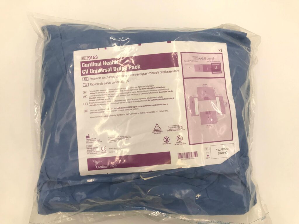 CARDINAL HEALTH 9153 CV Universal Drape Pack AAMI Level 4 (X) – GB TECH USA