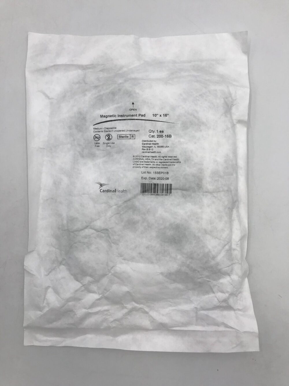 CARDINAL HEALTH 200-16B Magnetic Instrument Pad 10x16in (X) - GB TECH USA