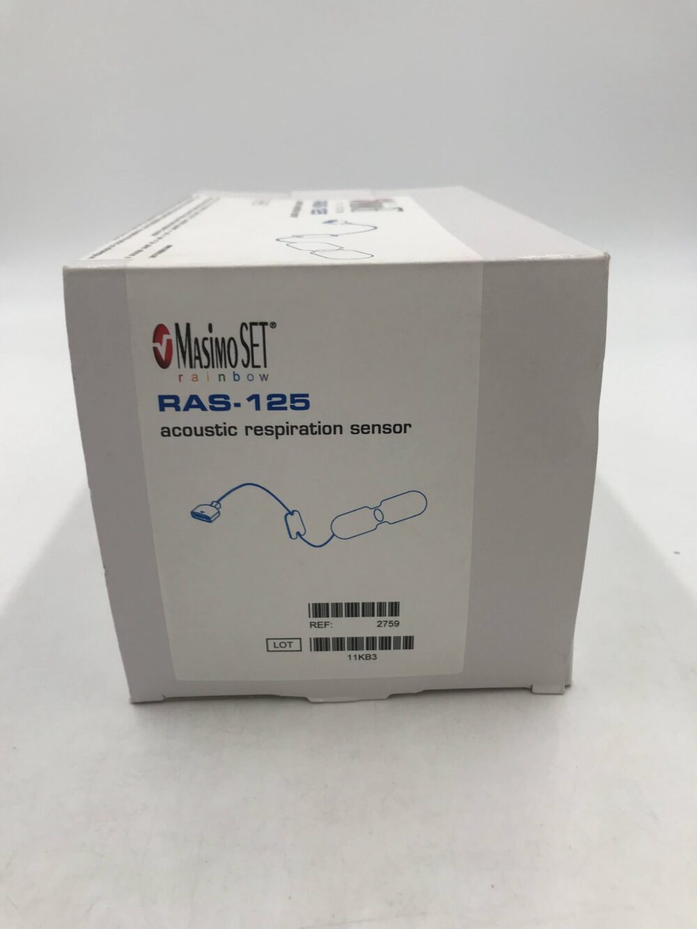 MASIMO 2759 Rainbow RAS-125 Acoustic Respiration Sensor (10/Box) - GB ...