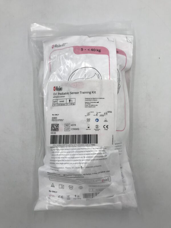 MASIMO 4315 O3 Pediatric Sensor Training Kit, Adhesive Sensor (6/Pkg)(X ...
