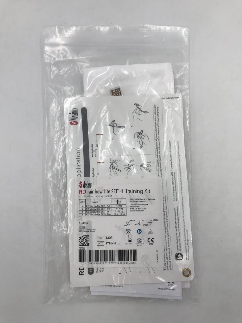 MASIMO 4303 RD Rainbow Lite Set -1 Training Kit (X) - GB TECH USA