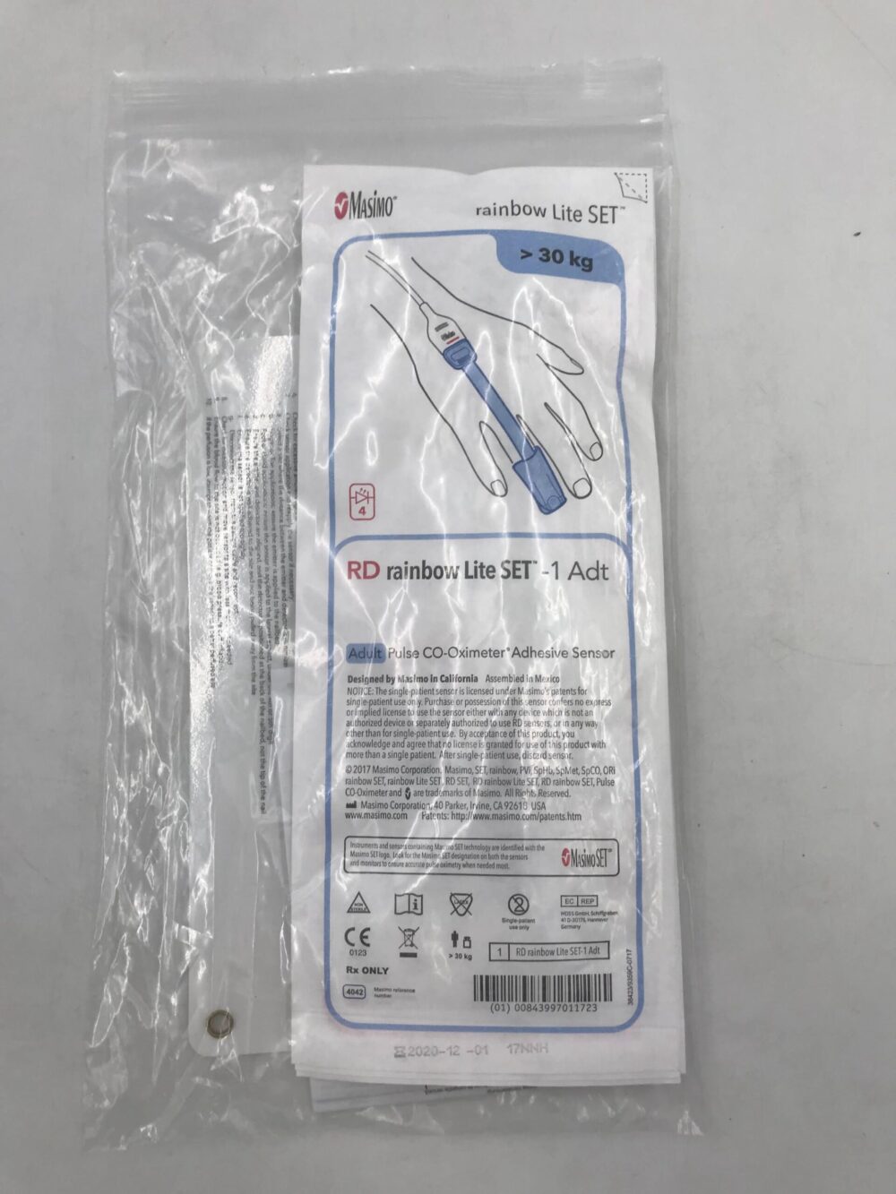 MASIMO 4303 RD Rainbow Lite Set -1 Training Kit (X) - GB TECH USA