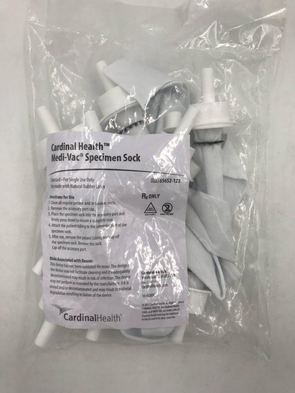Cardinal Health 65652-122 Medi-Vac Specimen Sock (10/Bag) – GB TECH USA
