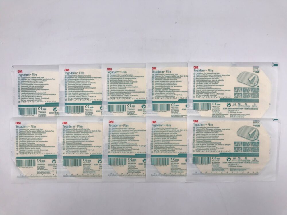 3M 1626 Tegaderm Film Transparent Film Dressing Frame Style (10/Lot) (X ...