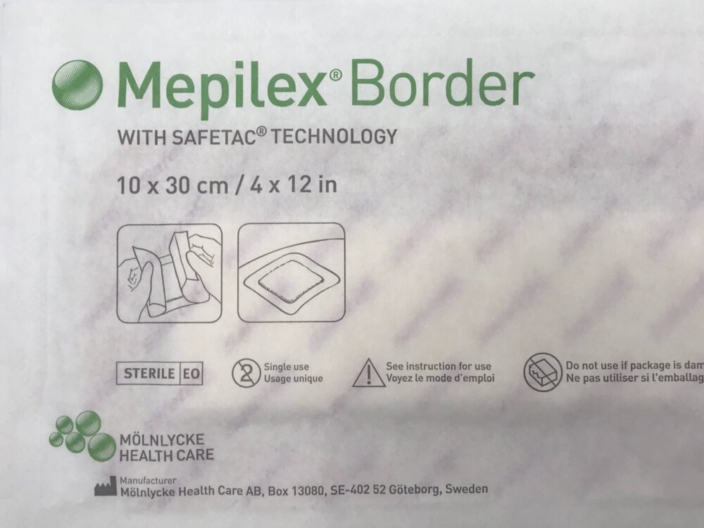 Molnlycke 295900 Mepilex Border with Safetac Technology 10 x 30cm (4 x ...