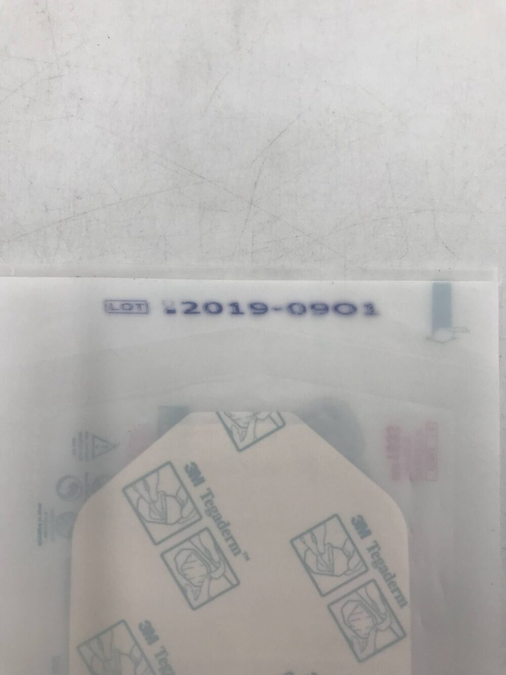 3M 1633 Tegaderm I.V. Film Dressing with Border 2-3/4in x 3-1/4in (10 ...