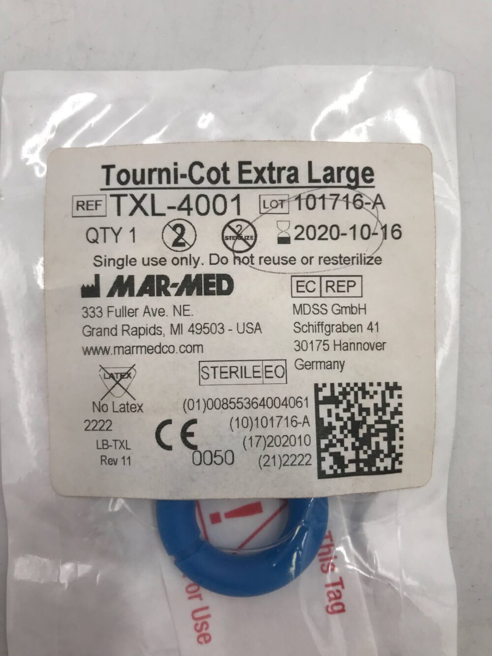 Mar-Med TXL-4001 Tourni-Cot Extra Large (X) - GB TECH USA